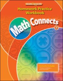 Math Connects, Grade 3, Homework Practice Workbook